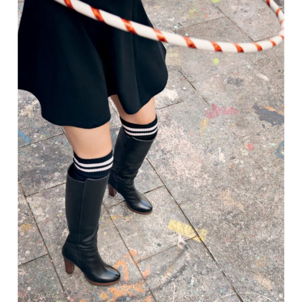 Minelli Italian Black Leather Boots - Gem